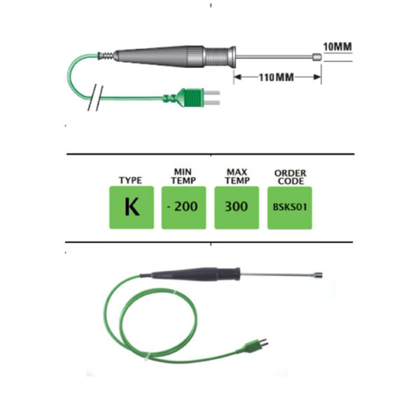 K Type - Surface Probes - TME - Digital Thermometer, Thermistor ...