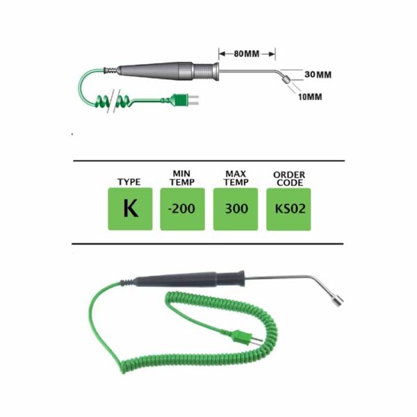 K Type - Surface Probes - TME - Digital Thermometer, Thermistor ...