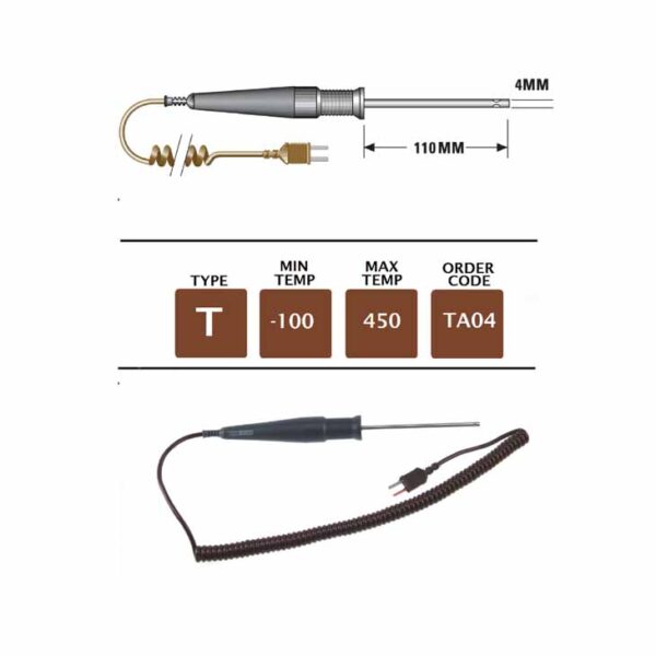 T Type - Air Probes - TME - Digital Thermometer, Thermistor ...